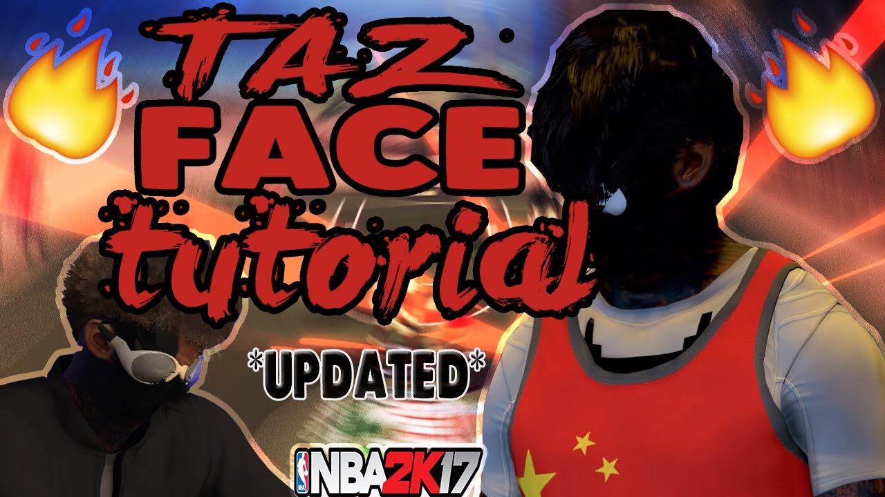 NBA 2K17 TAZ FACE TUTORIAL! AFTER ALL PATCHES! (3 Ways!) PS4/XBOX *Easy ...
