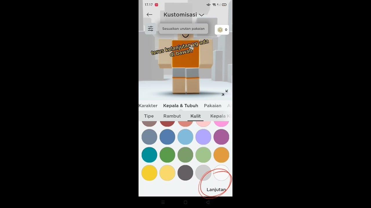 #cara membuat karakter noob di roblox 😆 - YouTube