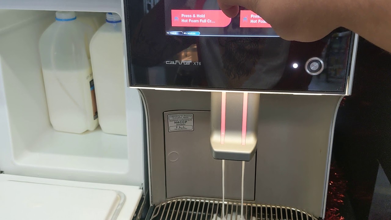 Fix for Topping Up Milk - Melitta XT6 Coffee Machine - YouTube
