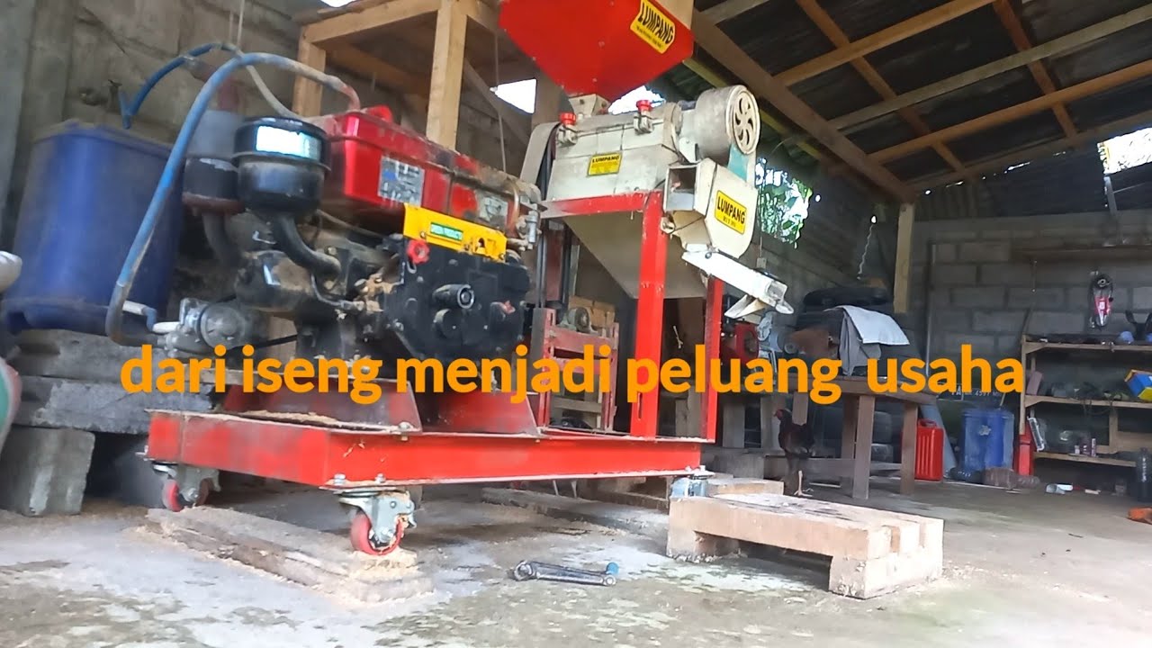 mesin penyosohan gabah mini,untuk rumahan sangat cocok - YouTube