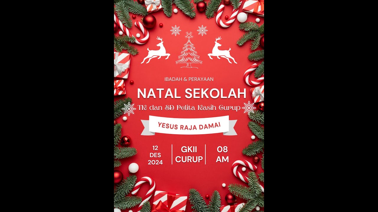 Natal Pelita Kasih GKII Curup | 12-12-2024 - YouTube