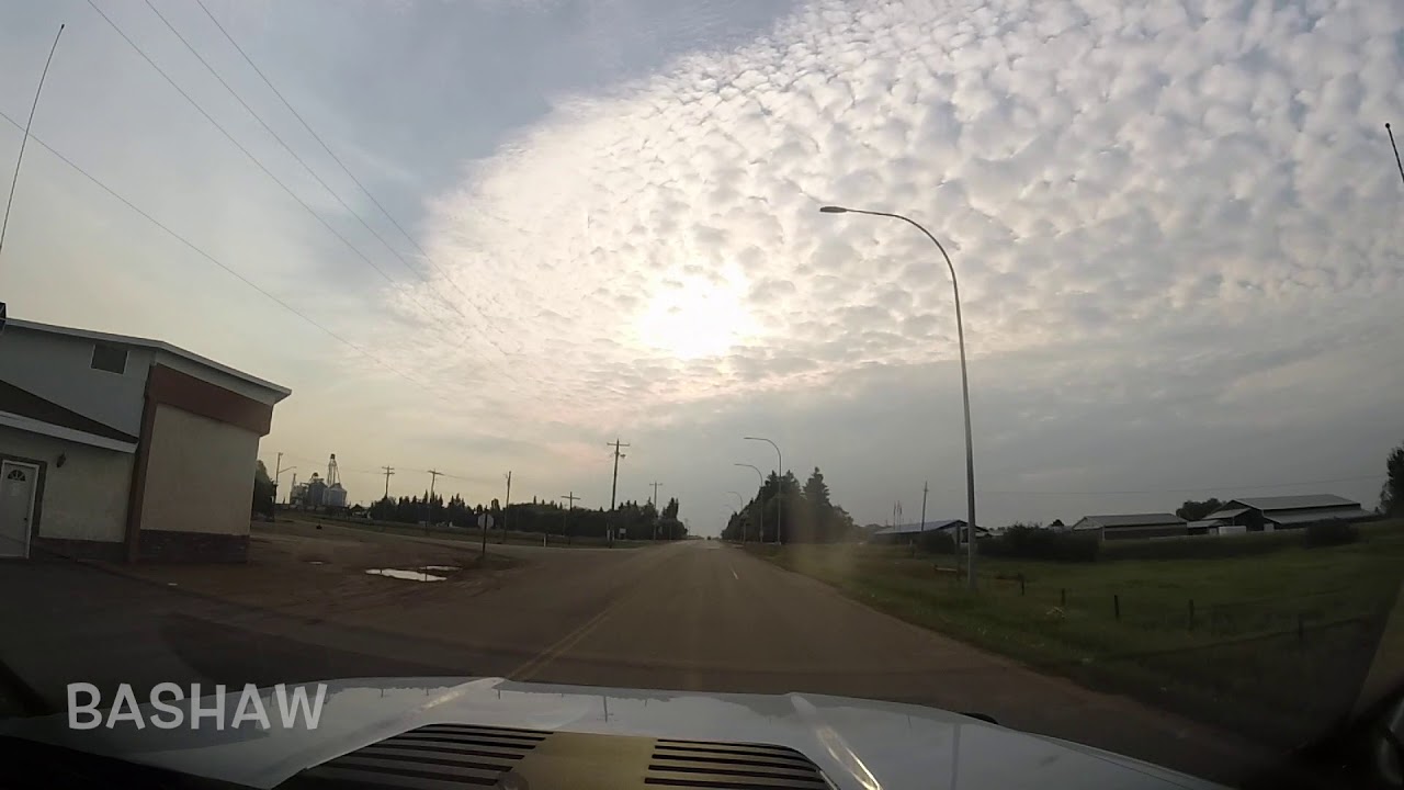 Lacombe to Forestburg, AB - Dashcam Timelapse - YouTube