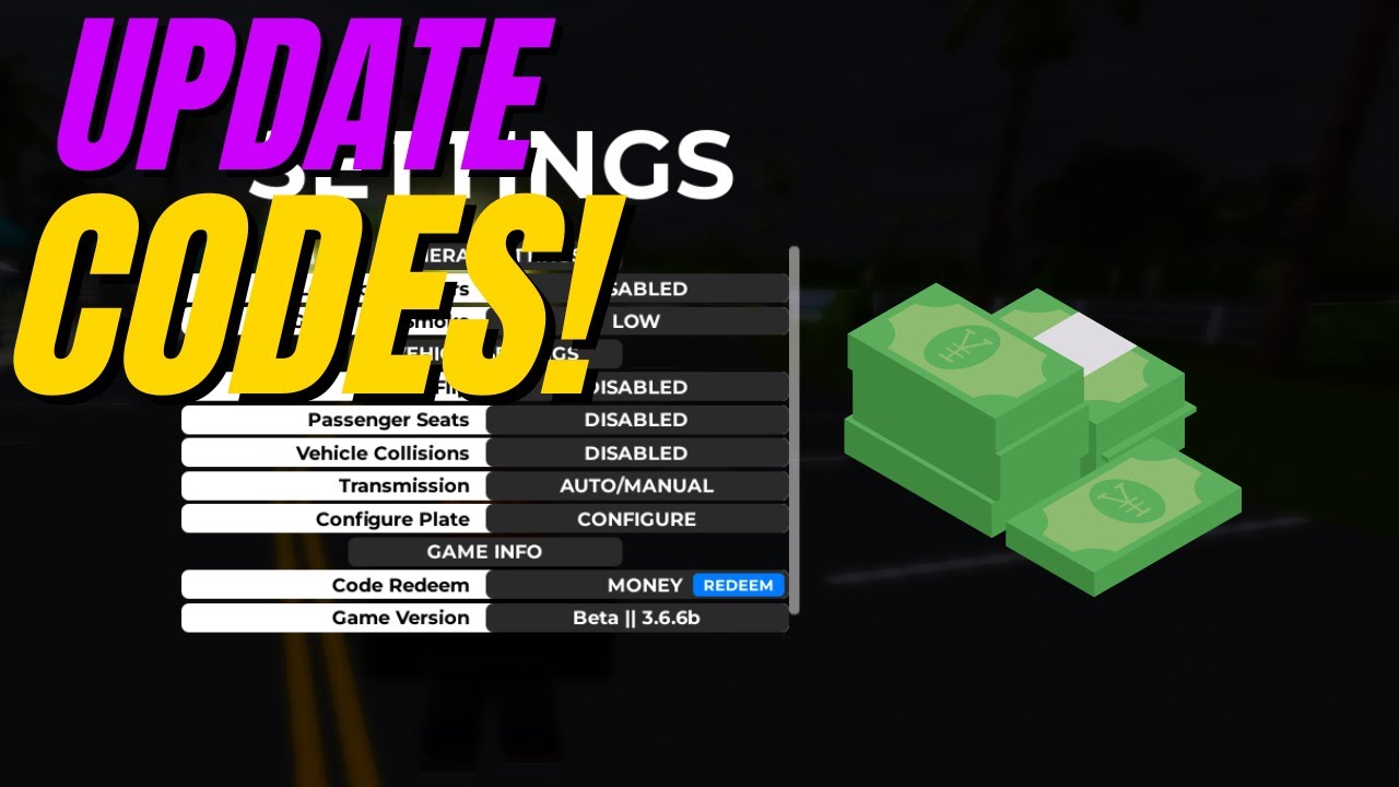 *NEW* UPDATE! MONEY!!! CODES* Southwest Florida Beta ROBLOX - YouTube