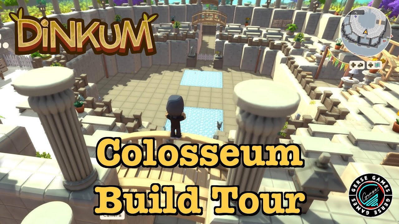 Dinkum Colosseum Build Tour - YouTube
