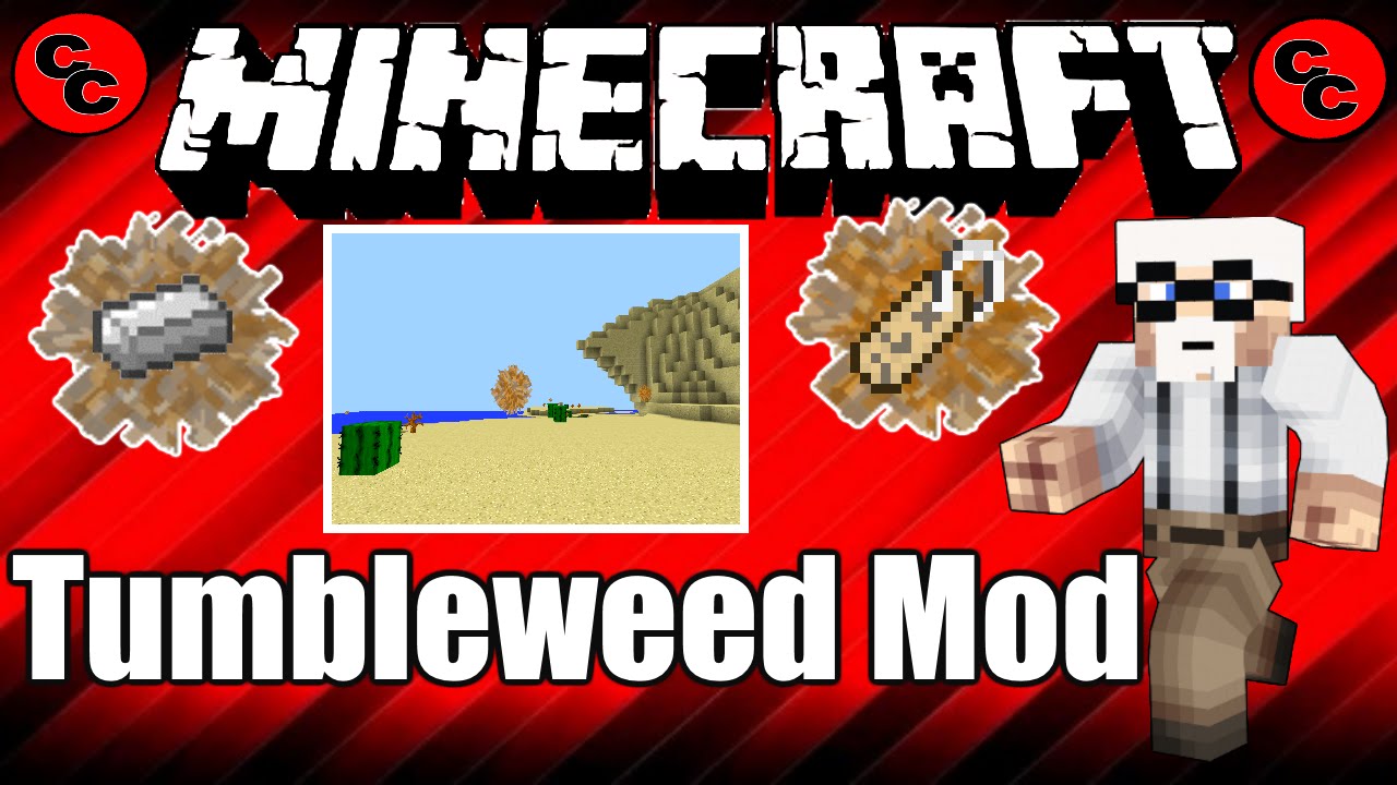 Minecraft Mods: " Tumbleweed Mod 1. 7 .10 " - YouTube