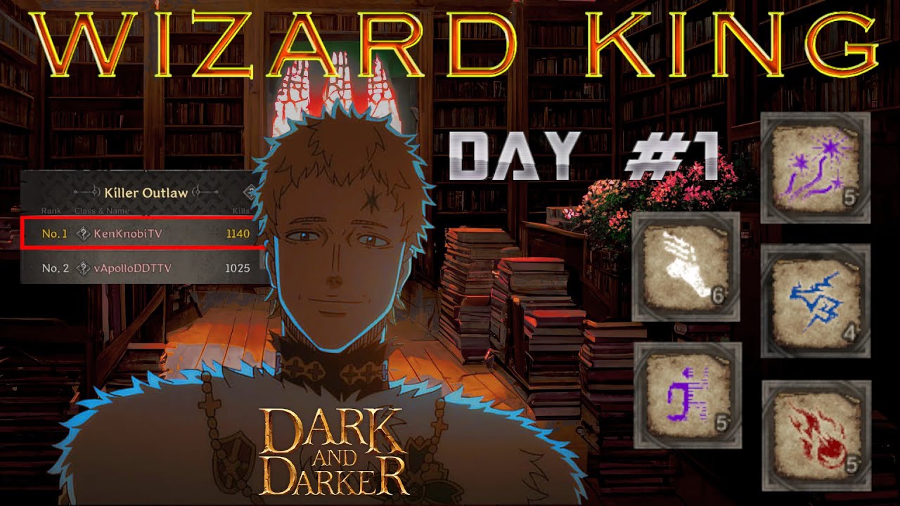 Wizard King April Playtest Day #1 Rank 1 Wizard - YouTube