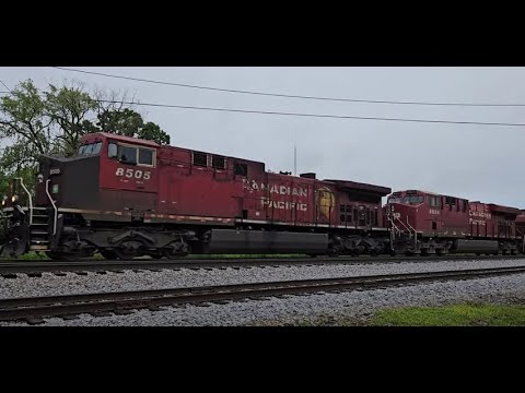 6/1/2024 247 CP 8505, CP 8924, KCS 4777 mid dpu @TrainswithAndy - YouTube