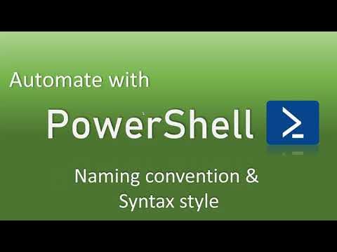 PowerShell | Naming Convention & Get-Command, Get-Help | QA Automation Alchemist - YouTube