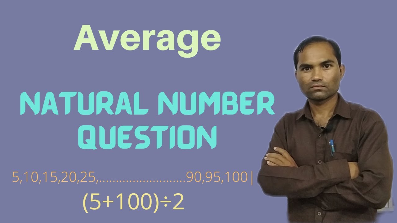 Average question based on natural number type 2 Ausat माध्य - YouTube