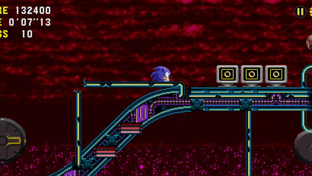 Sonic vs metal sonic sonic CD - YouTube
