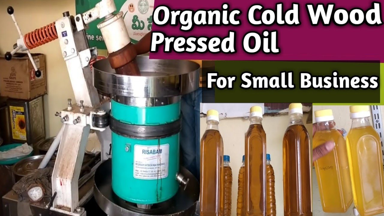 Organic Cold Pressed Oil Extraction Machine For Small Business ...