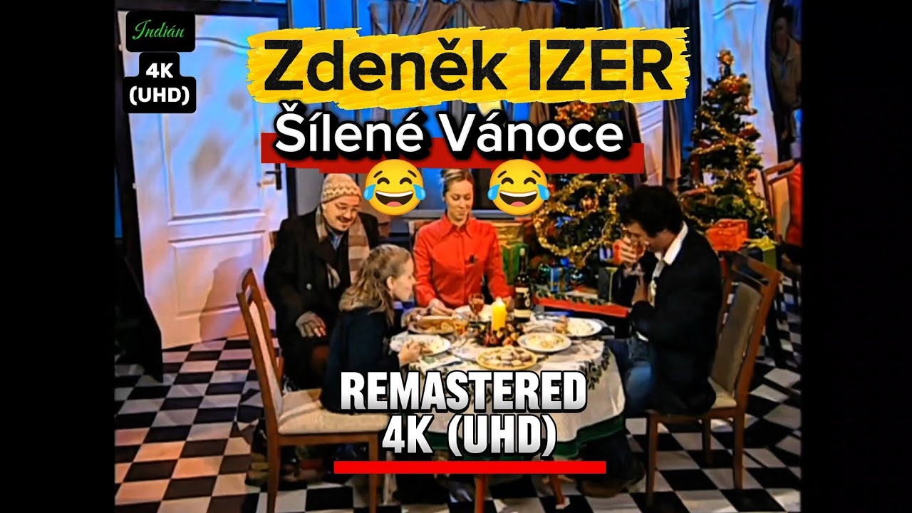 Zdeněk IZER - Šílené Vánoce 😂😂 Remastered 4K (UHD) Scénka - YouTube