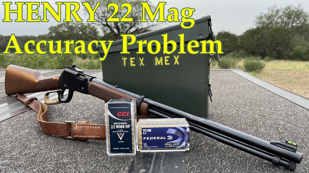 Henry Rifle Accuracy Problem - YouTube
