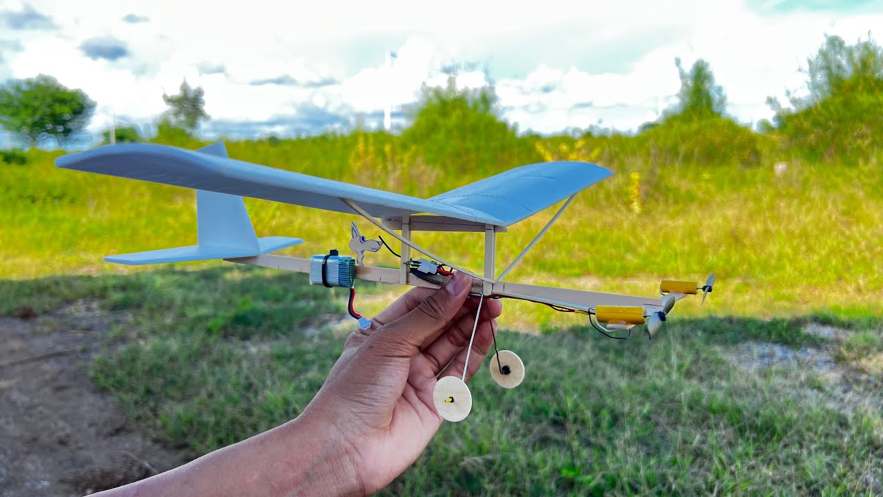 Best Mini RC Plane Homemade - YouTube