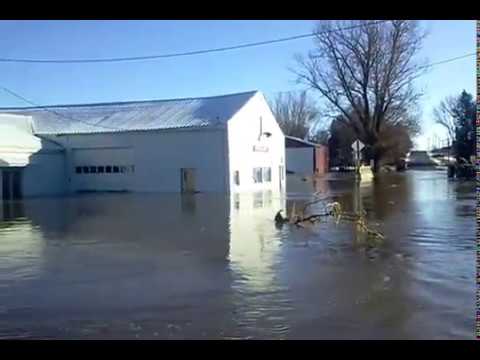 stuck in a lake after flood in edwall wa - YouTube