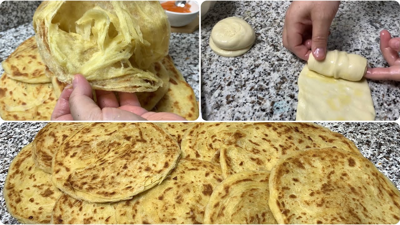 سر نجاح الملوي |الخلطة لي تخليه لك مورق و مقرمش||Moroccan recipe Melwi ...