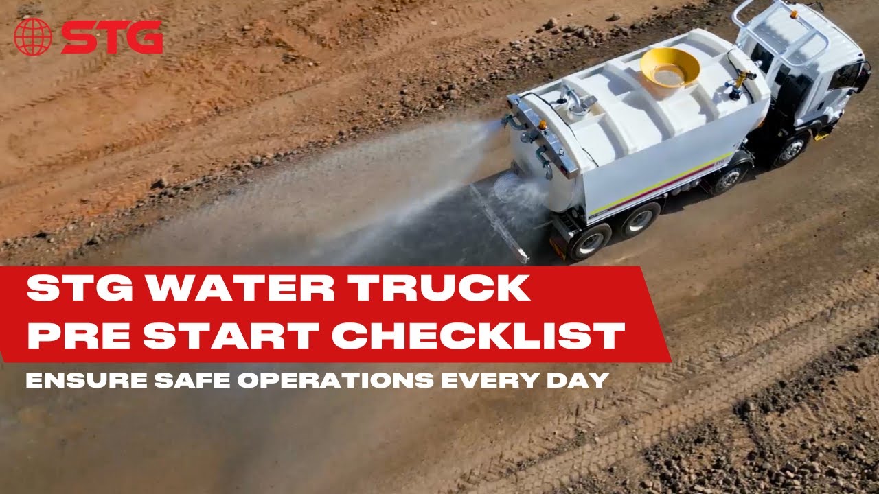 STG Water Truck Pre Start Checklist: Ensure Safe Operations Every Day ...
