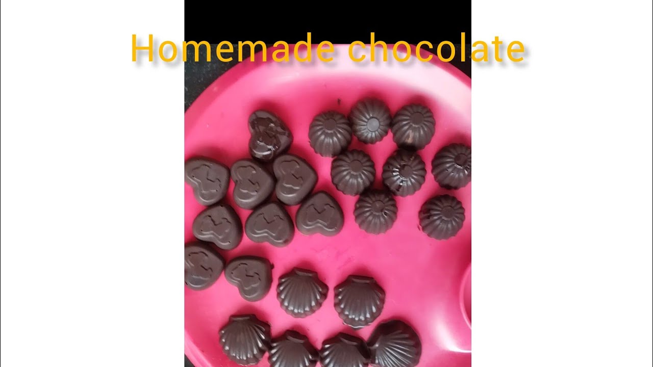 How to make homemade chocolate/easy chocolate recipe - YouTube