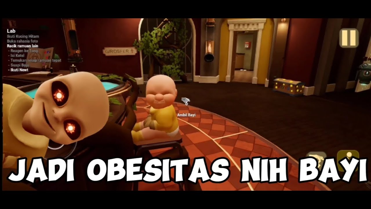 SEMAKIN MENDEKATI ASAL USUL NIH BAYI part 5 [Game the baby in yellow ...