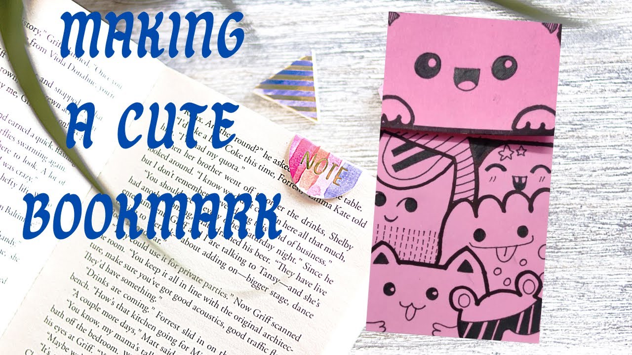 MAKING A CUTE BOOKMARK || PROLIFIC ART - YouTube