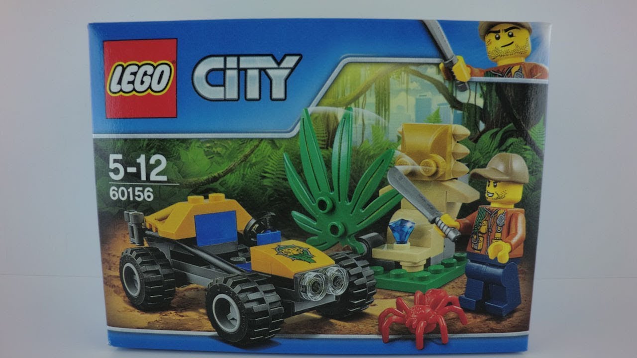 60156 Jungle Buggy LEGO® City 4K Unboxing by Brickmanuals - YouTube