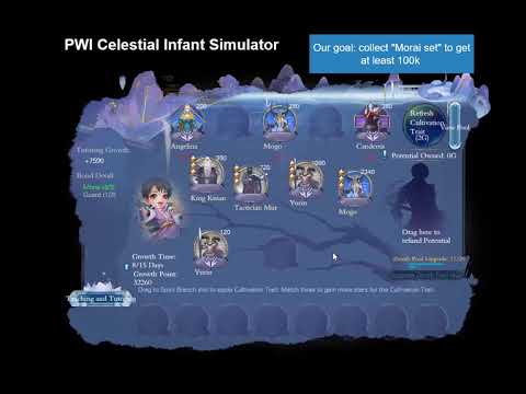PWI celestial infant 150k growth - YouTube