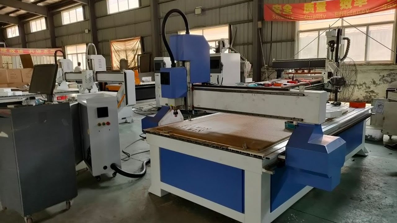 CNC Router 2D cutting on Board - YouTube