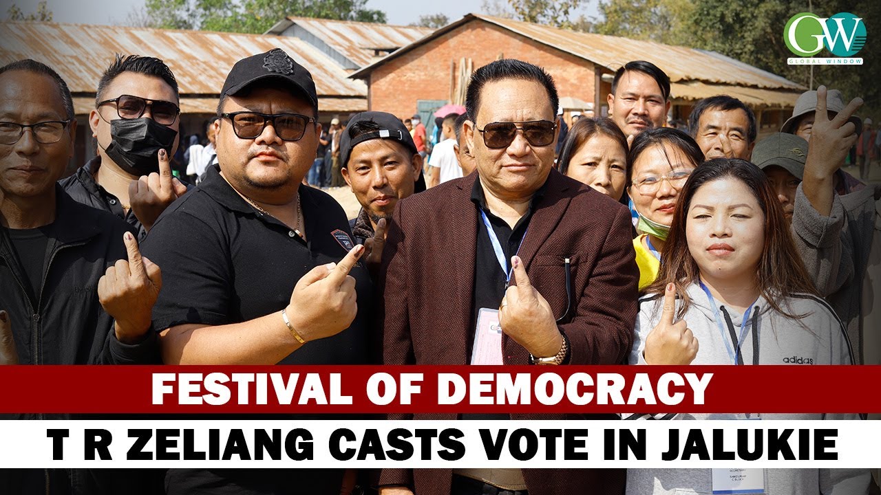 FESTIVAL OF DEMOCRACY: T R ZELIANG CASTS VOTE IN JALUKIE - YouTube
