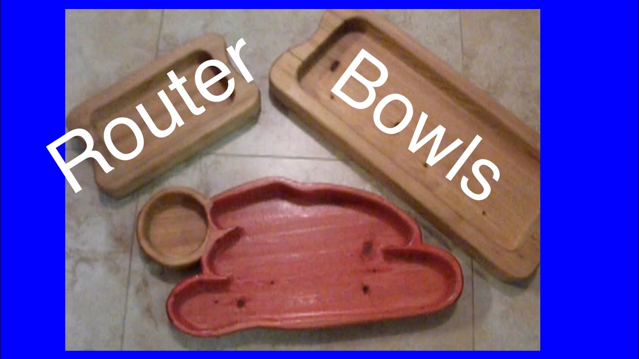 Making Router Bowls #woodworking #woodworking #bowl #router #project ...