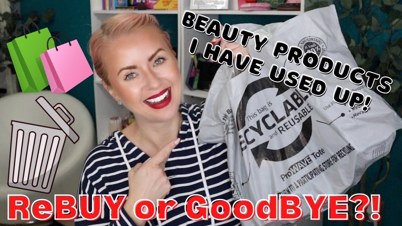 ReBuy or GoodBYE?! Beauty Products I've Used Up | SPEED REVIEWS | Steff ...