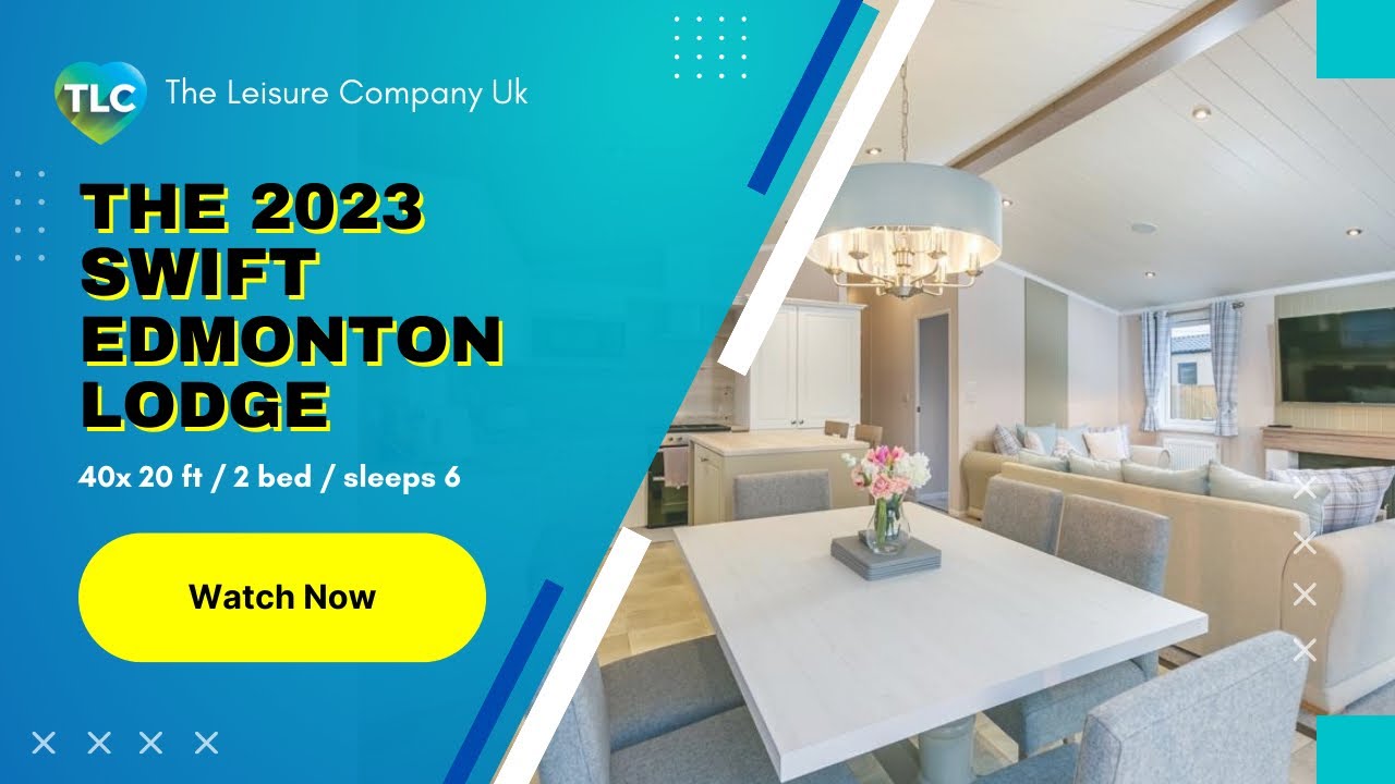 Touring the 2023 Swift Edmonton lodge at TLC showground. 40x20Ft. 2 bed ...