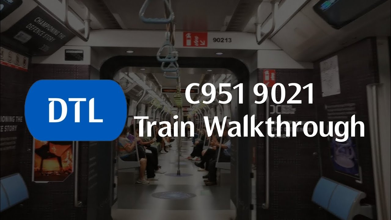 [SBST][Navy Themed C951] C951 9021 - Train Walkthrough (DTL) - YouTube