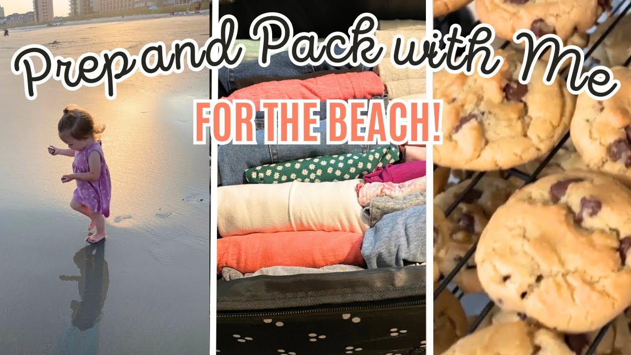 Prep and Pack for our beach road trip! What we packed for our family of ...