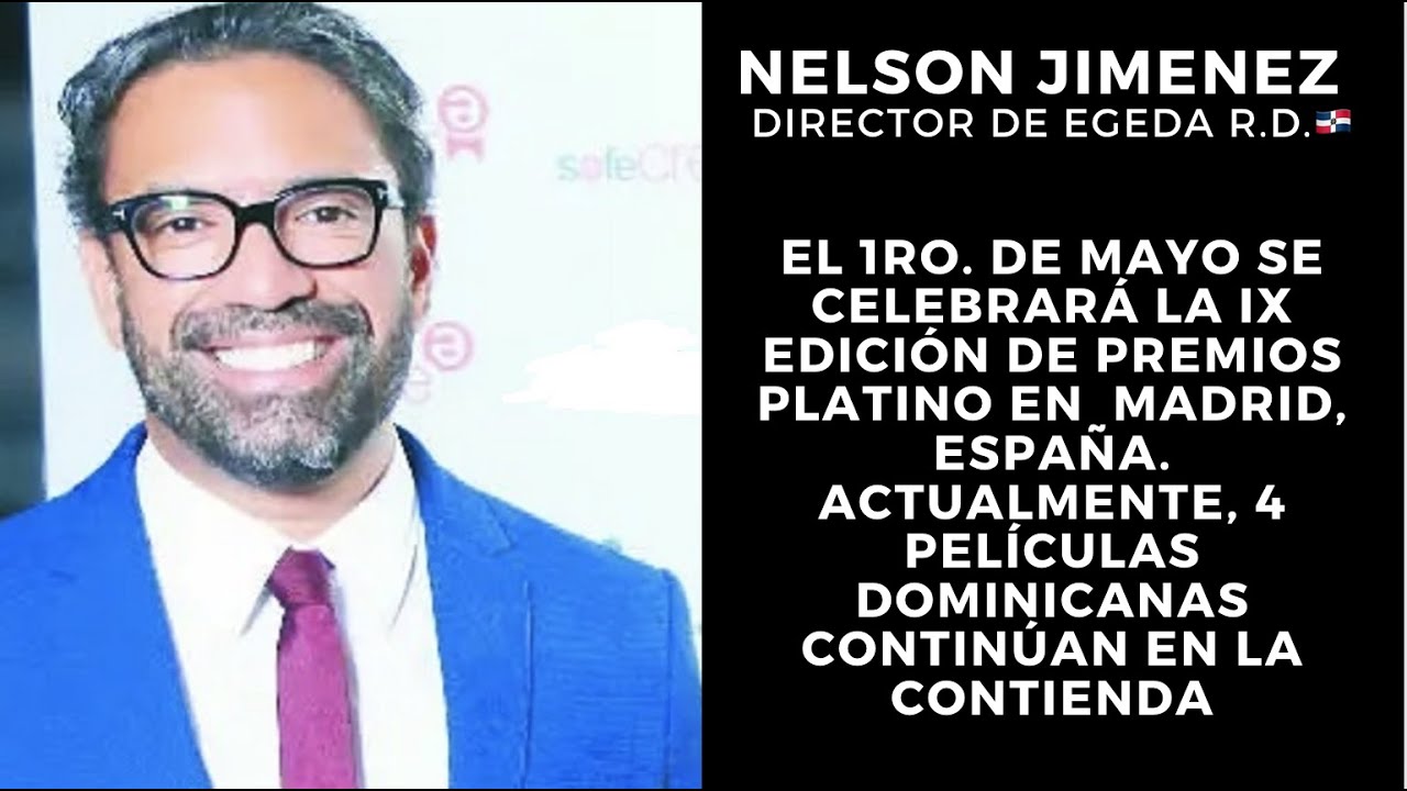 ENTN - NELSON JIMENEZ - DIRECTOR DE EGEDA RD - ENTREVISTA - YouTube