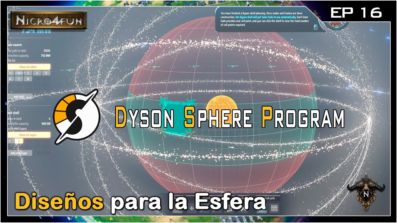 Dyson Sphere Program - EP 16 - Diseños iniciales de la esfera de Dyson ...