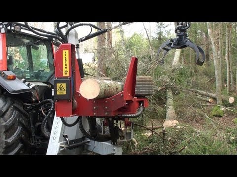 HYPRO 755 Traktorprocessor / Tractor processor / Traktorprozessor - YouTube