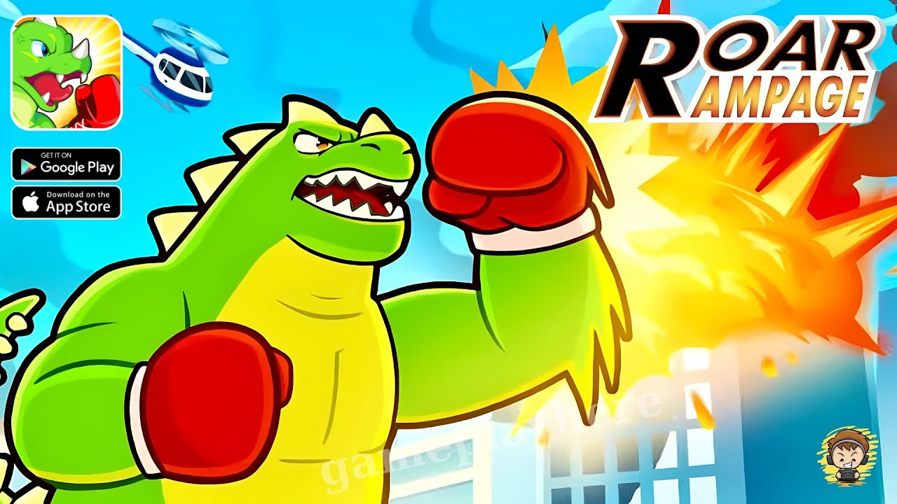 Roar Rampage Classic Gameplay Walkthrough - (Android/iOS) - YouTube