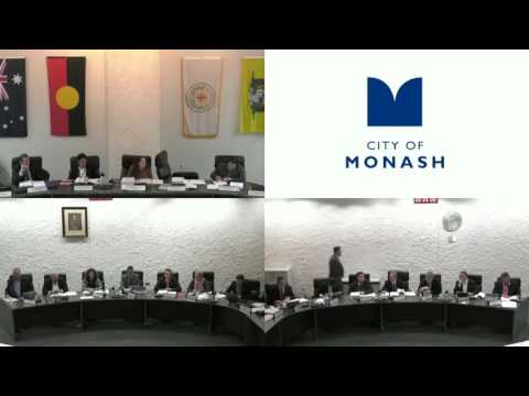 Monash City Council meeting June 2017 - YouTube