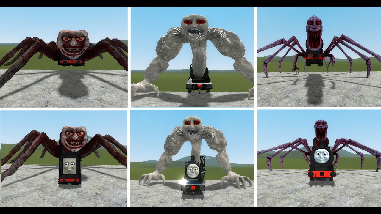 All Cursed Thomas and Friends vs Nightmare Garten Of Banban 2 & 1 in ...