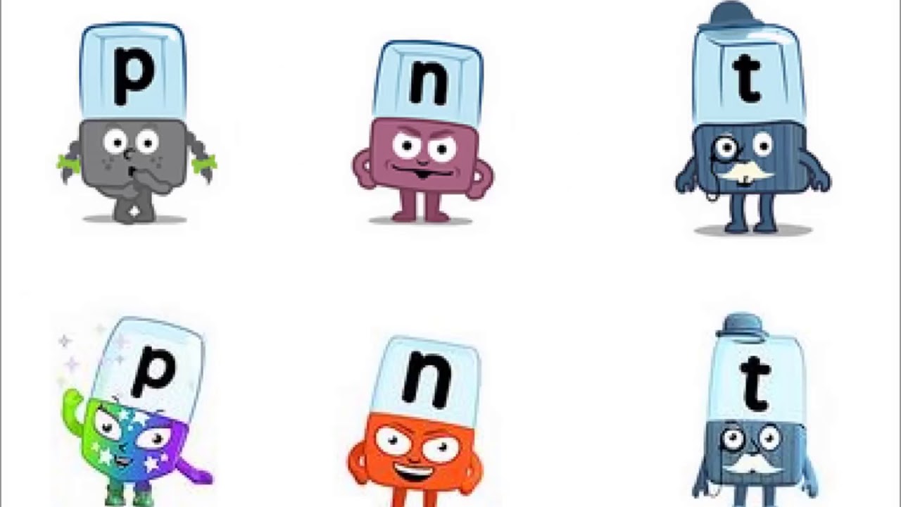 beta designs of the alphablocks | Numberblocks fanmade Ceridwen - YouTube