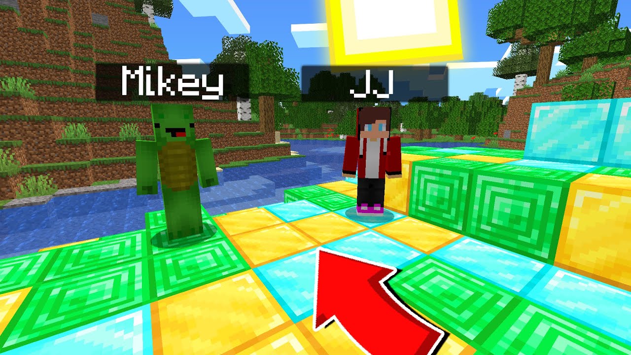 JJ and Mikey found luxurious island in Minecraft!!! Minecraft Maizen ...