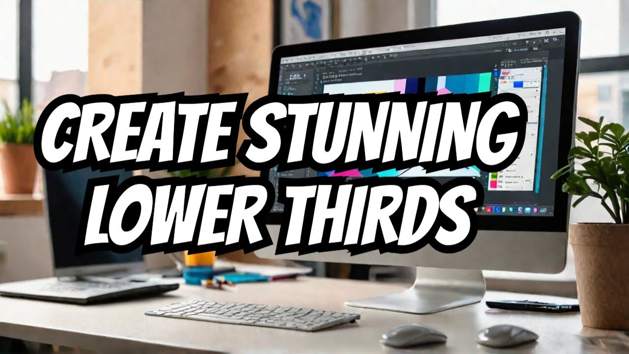 Custom lower third graphic - YouTube