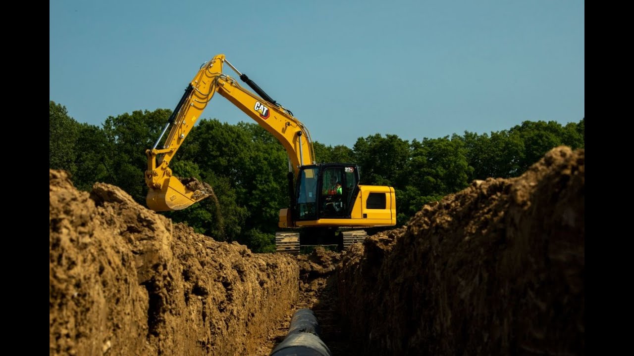 Caterpillar 317 317 GC - YouTube