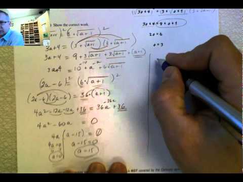 Complex Radical Equations - YouTube