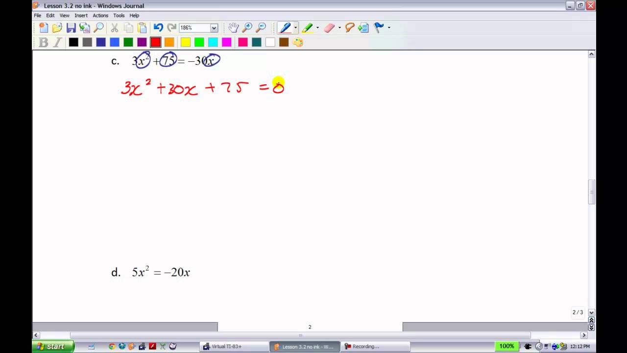 Pre-Calc 11 - Lesson 3.2 (Part 1) - YouTube