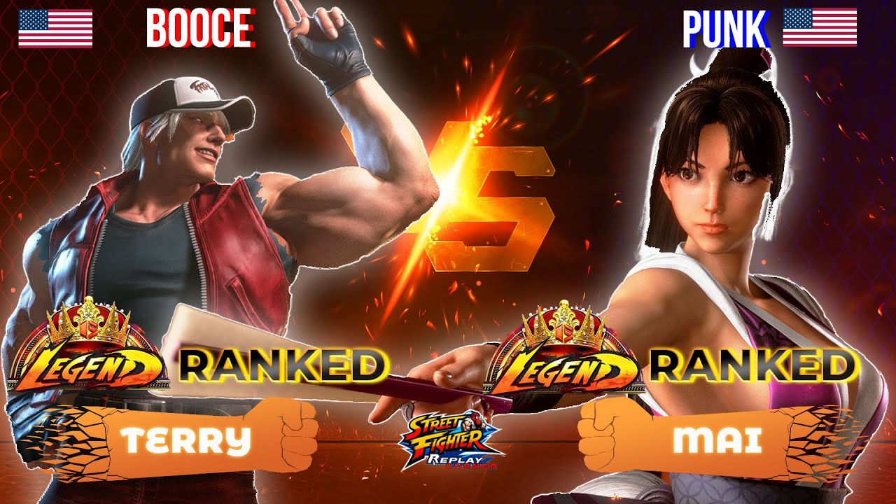 SF6 BOOCE (Terry) vs PUNK (Mai) High Level Gameplay - YouTube