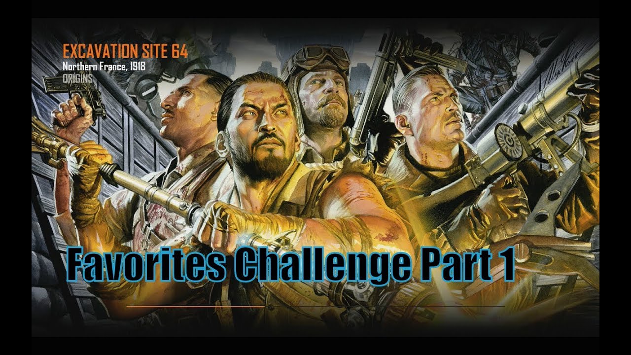 CoD Zombies Favorites Challenge- The Beginning (Part 1) - YouTube
