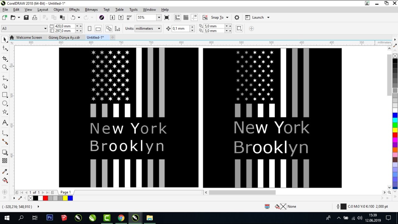 How to use Dimension Tools and Transformations Tool in Coreldraw - YouTube