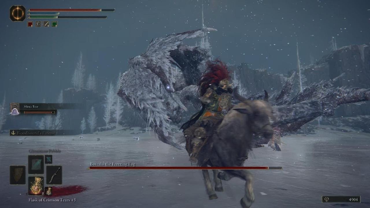 ELDEN RING Borealis the freezing fog - YouTube