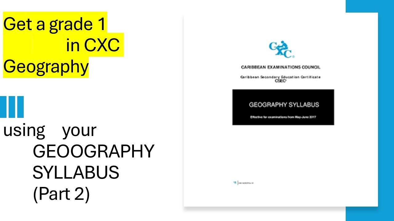 CXC GEOGRAPHY REVISION (PART 2) - YouTube